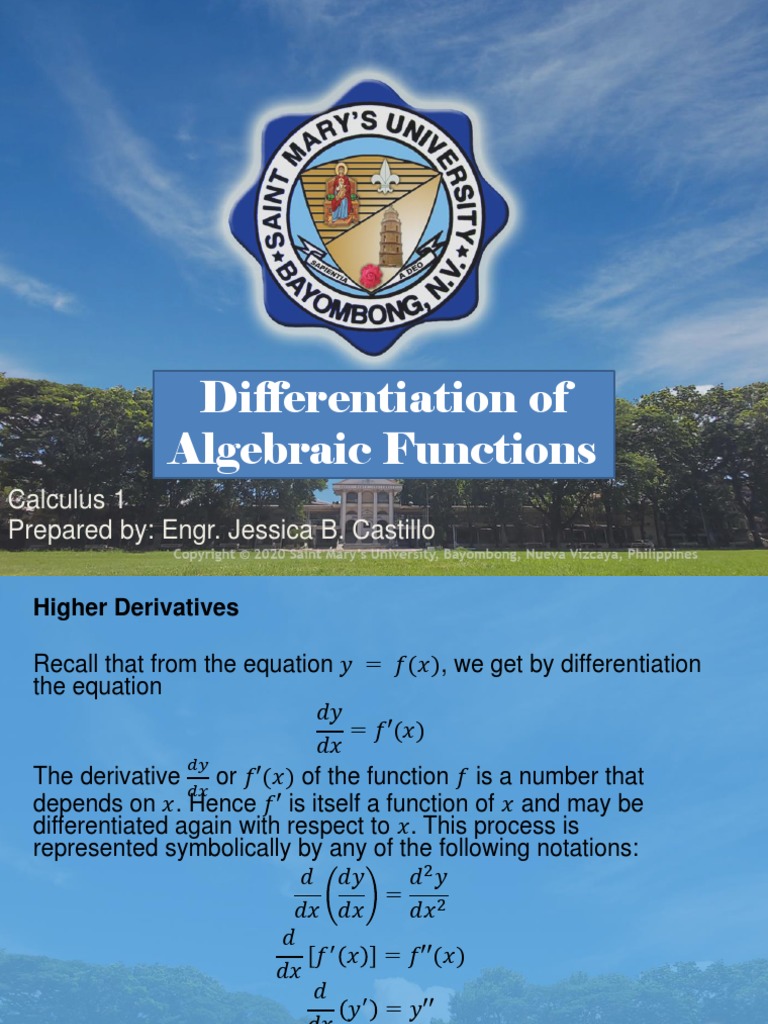 Differentiation of Algebraic Functions (3) - Converted | PDF ...