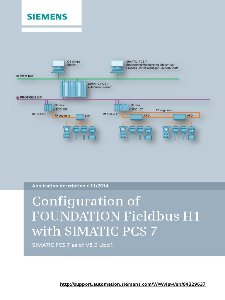 Configuration of FOUNDATION Fieldbus H1 With Simatic Pcs 7 | PDF ...