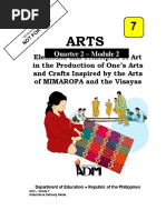 ARTS7 Q3 M4 Appreciation of Arts and Crafts of Mindanao and Their Usage v4 | PDF | Clothing ...