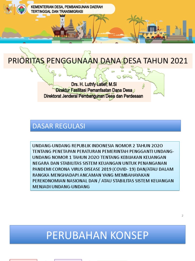 Prioritas Penggunaan Dana Desa Tahun 2021 Pdf Ilmu Sosial