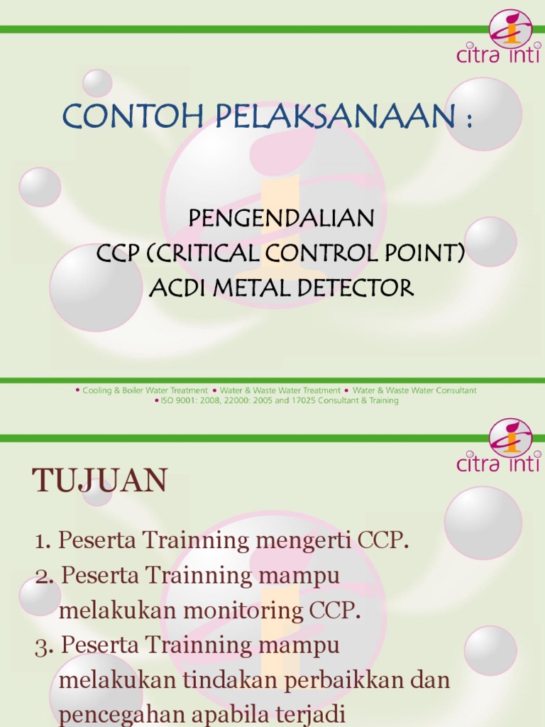 Contoh Pelaksanaan CCP | PDF