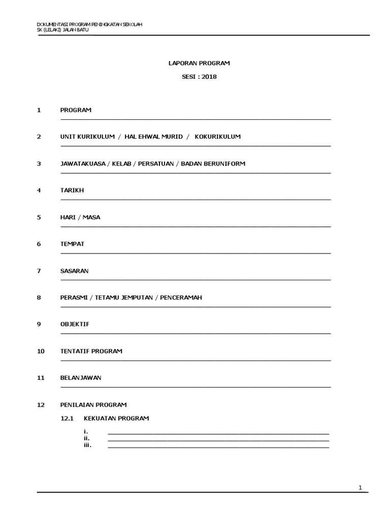 Contoh Dokumentasi | PDF