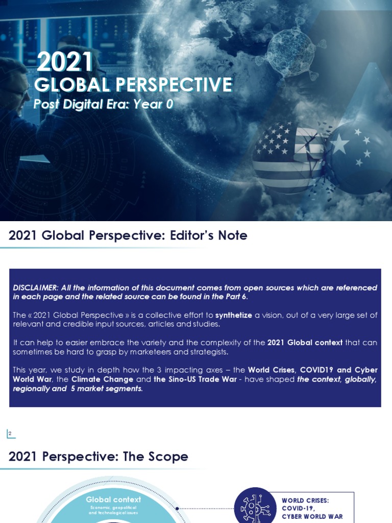 2021 Global Perspective | PDF | China | World Politics