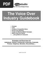 Sample PDF Voice Overs | Voice Over | Audition