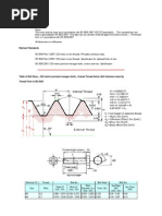 Dimensions Across Flats and Heights of Hex Nuts According To ISO 4032 | PDF | Screw | Metalworking