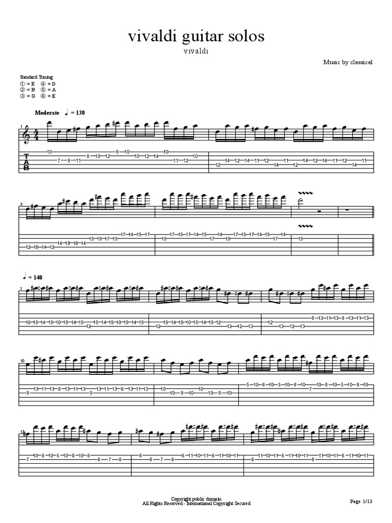 Selected Short Solos For Electric Guitar | PDF | Des sports