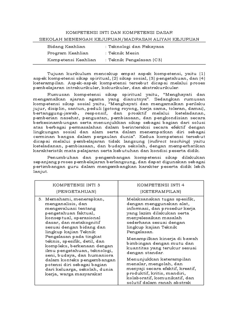 KIKD C3 Teknik Pengelasan | PDF