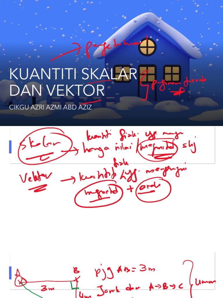 Skalar Dan Vektor | PDF