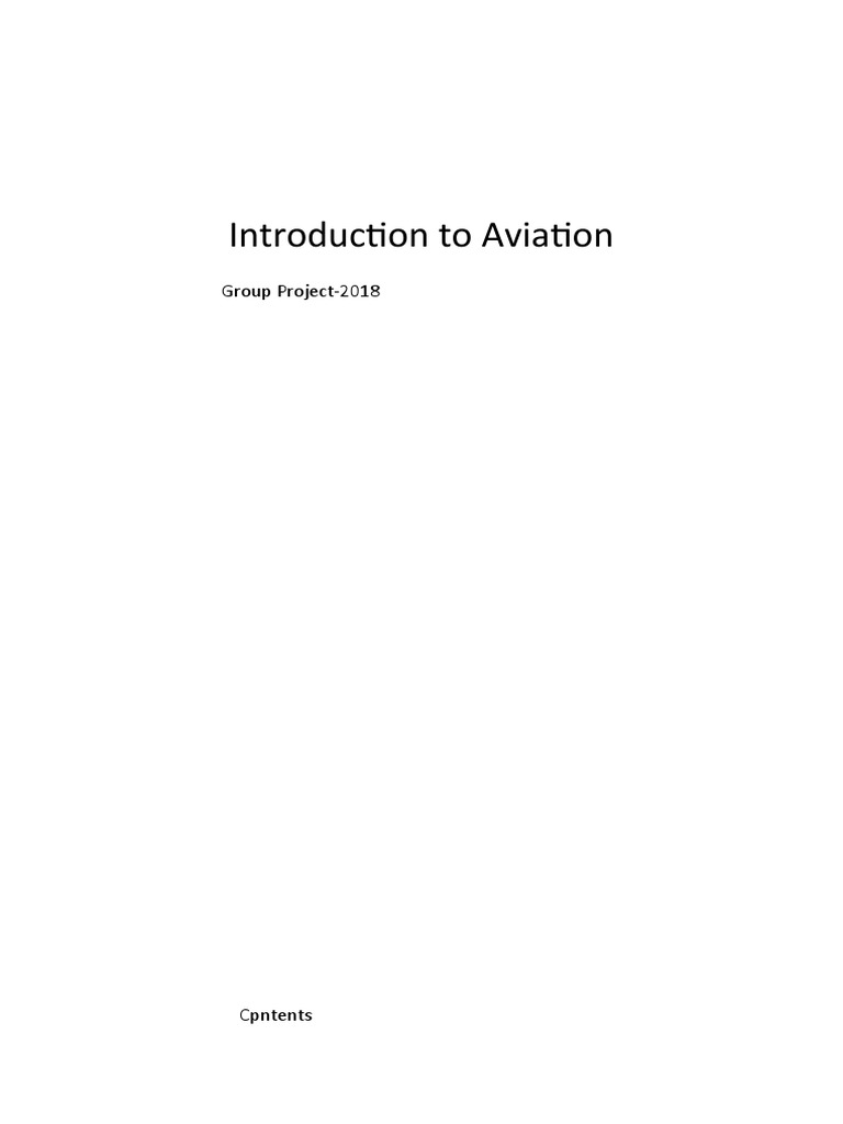 Introduction To Aviation | PDF | Airlines | Low Cost Carrier