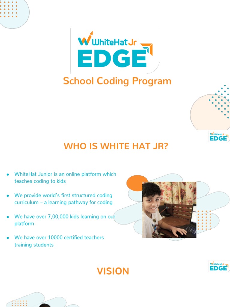 EDGE WhiteHatJr Teacher | Download Free PDF | Educational Technology | Human Nature