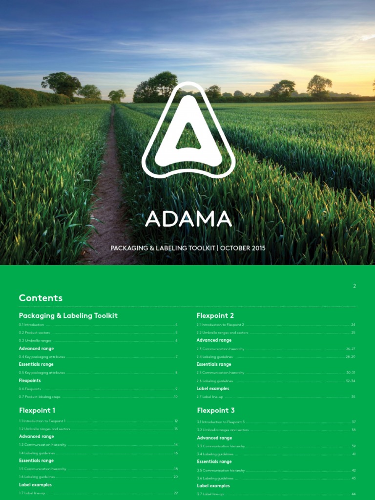 Adama Packaging Labeling Toolkit October 15 | PDF | Herbicide ...