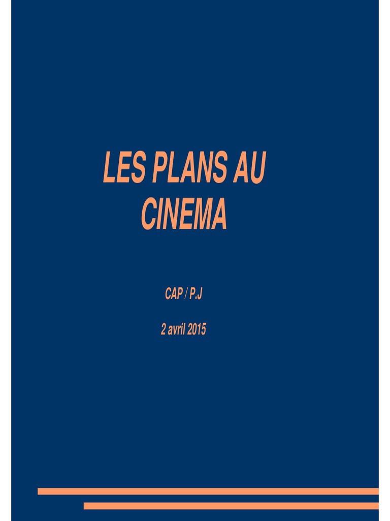 Les Types de Plans au Cinéma | PDF | Cinématographie | Science