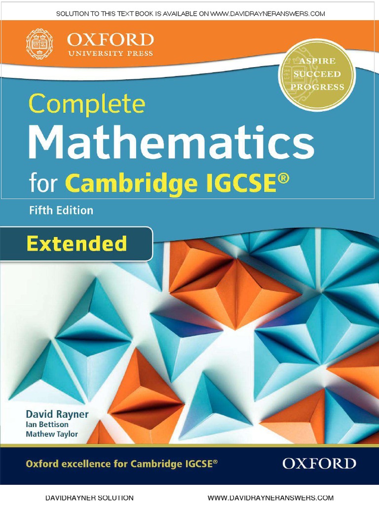 IGCSE Mathematics David Rayner 5th Edition (PDFDrive) | PDF | Internet ...