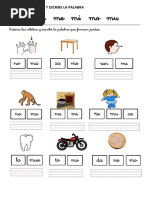 Examen Silabas | PDF