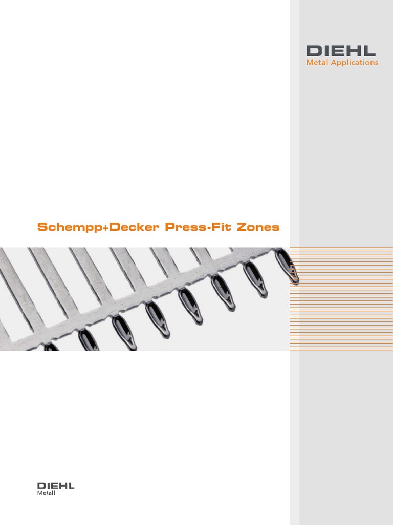 Schempp+Decker Press-Fit Zones: Metal Applications | PDF | Printed ...