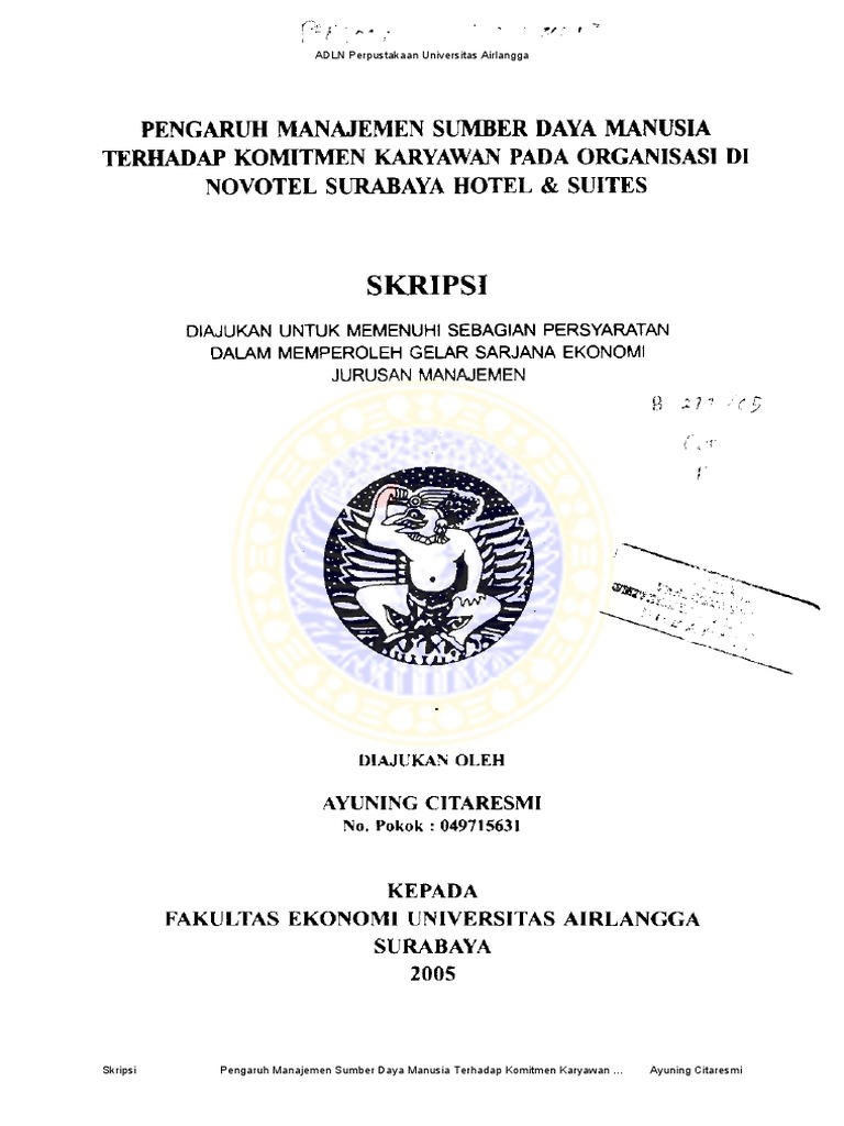 Contoh Skripsi Manajemen | PDF