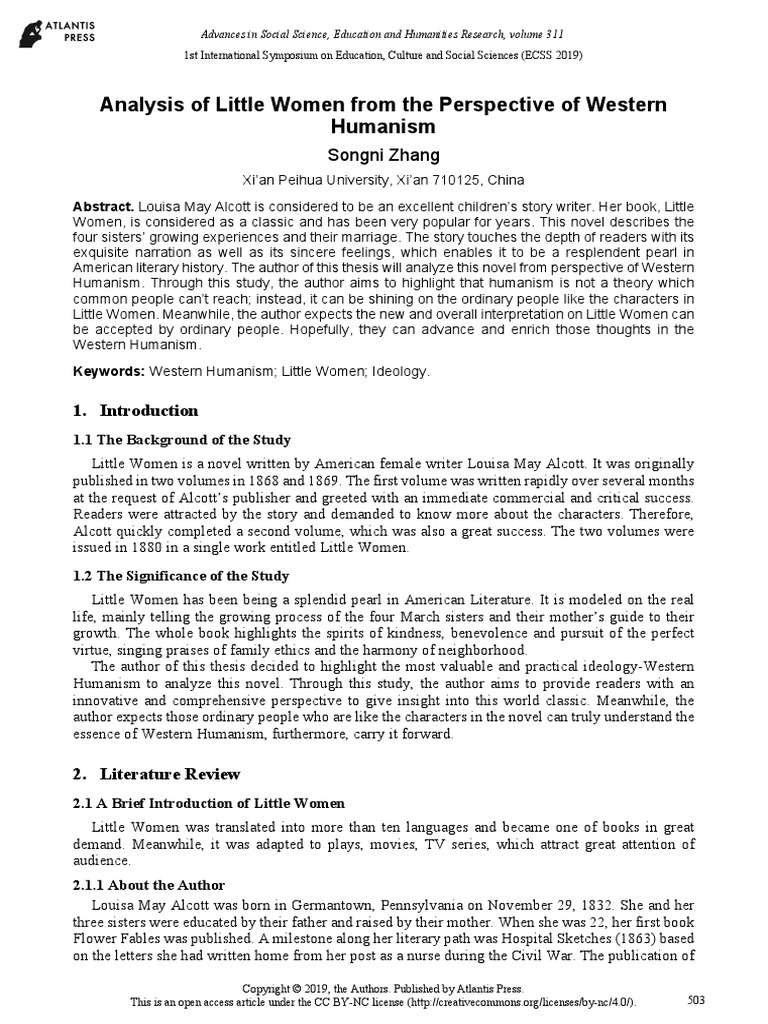 Little Woman Analysis | PDF | Little Women | Humanism