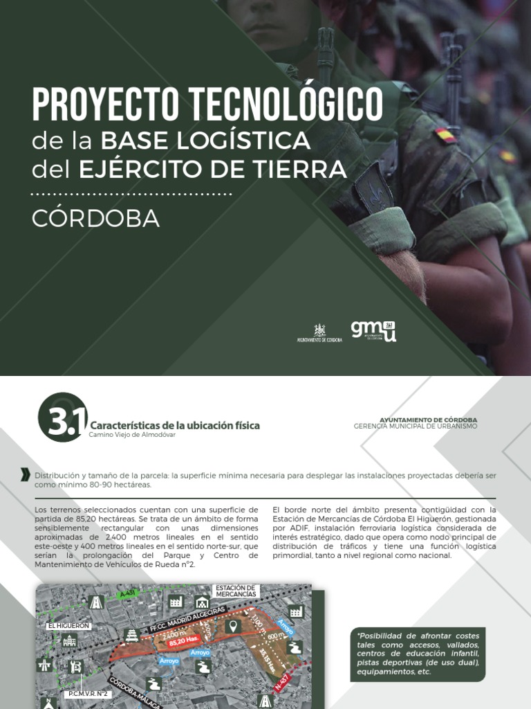 Presentacion-Base Militar Córdoba | PDF | Sevilla | Logística