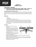 Trunk Rotation Flexibility Test Guide | PDF