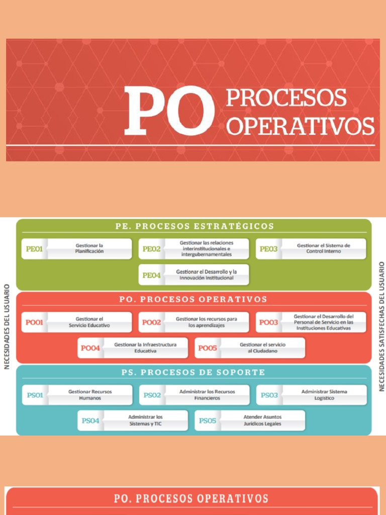 Procesos Operativos o Misionales | PDF