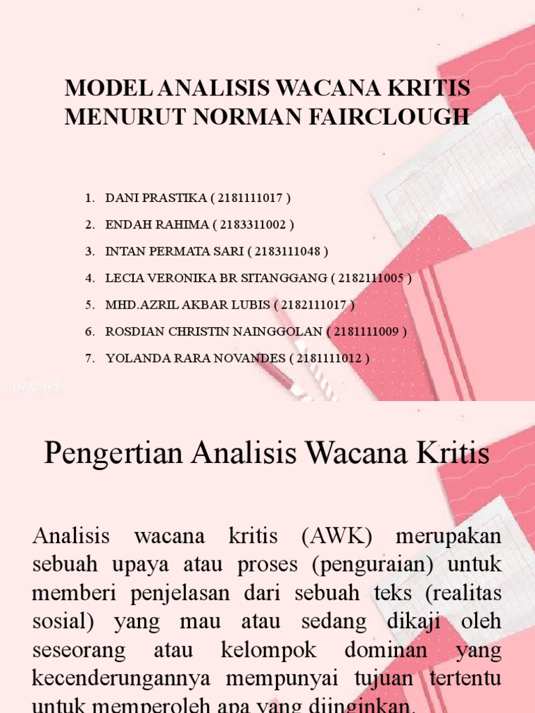 Analisis Awk Norman | PDF
