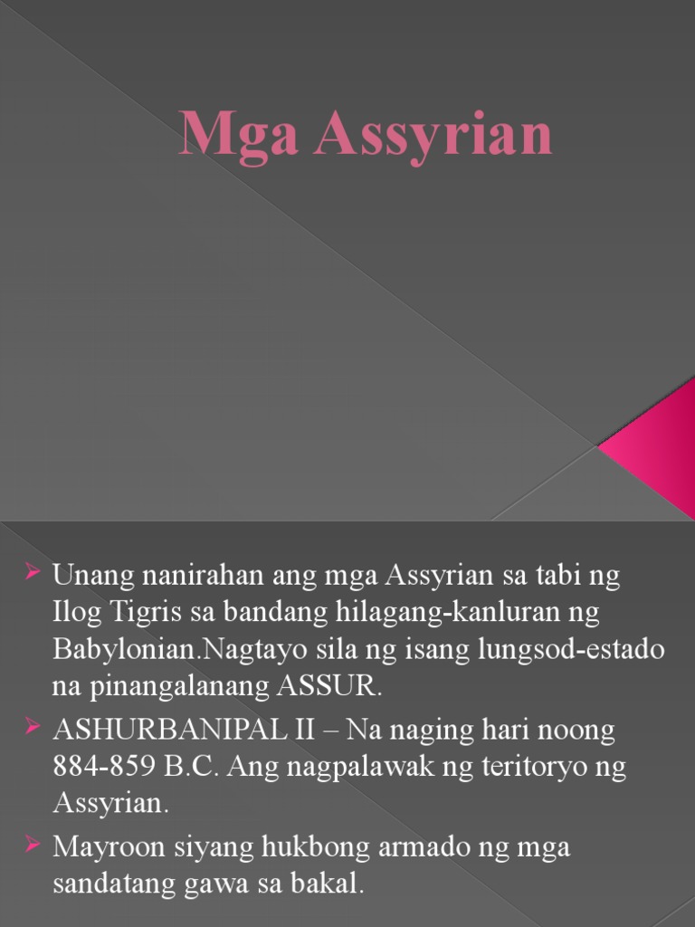 Mga Assyrian | PDF