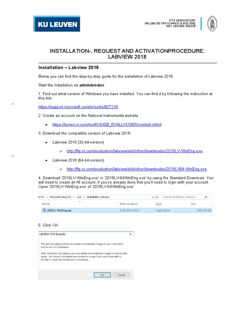 Manual Labview 2018 | PDF | Operating System Families | Microsoft Windows