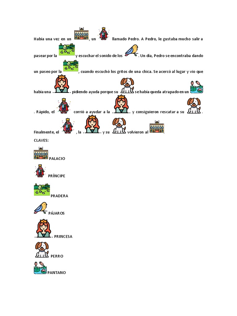 Cuento Del Fonema P | PDF