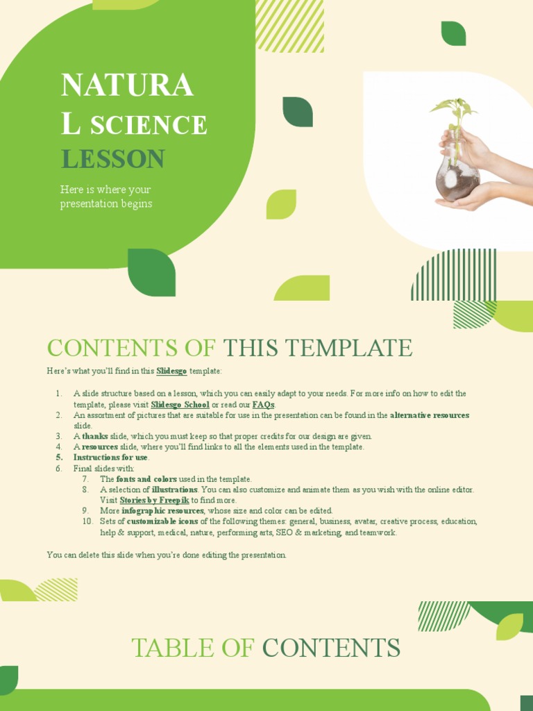 Natural Science Lesson | PDF | Planets | Saturn