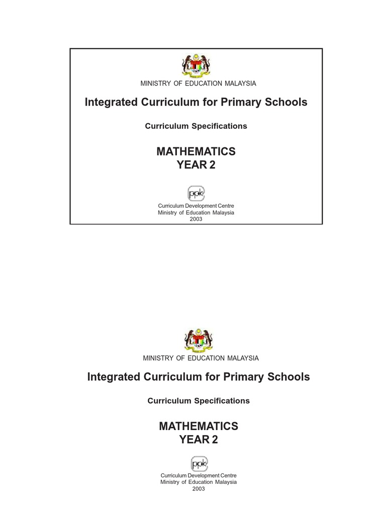 Matematik - Tahun 2 | PDF | Teachers | Teaching Mathematics