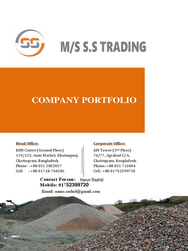 Company Profile SS Trading | PDF | Value Added Tax | Supply Chain