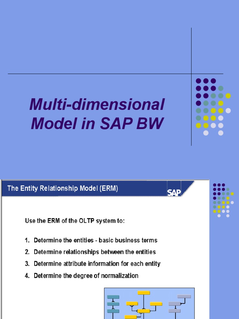 Multi-Dimensional Model in SAP BW | PDF | Business
