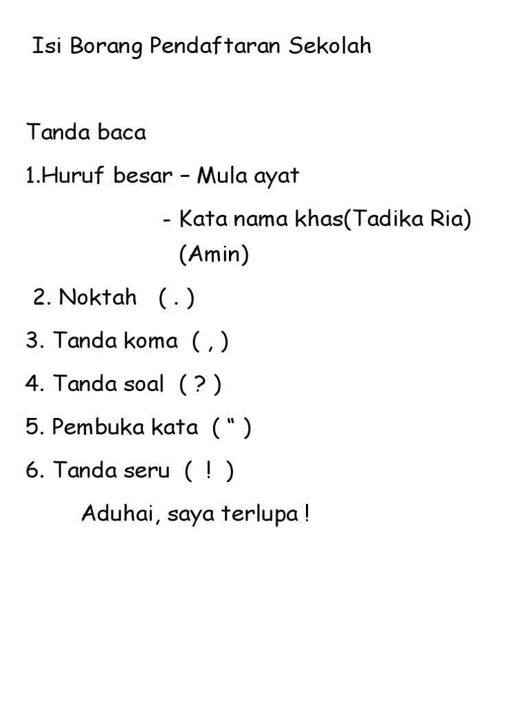BM THN 2 Edit Tanda Baca | PDF