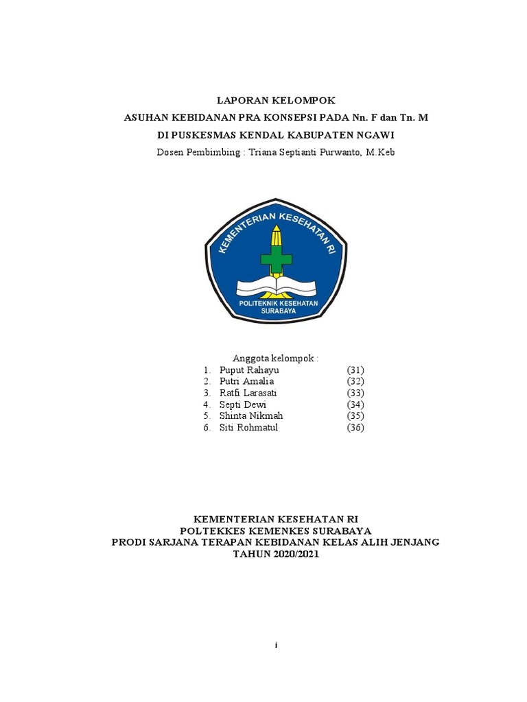 Asuhan Kebidanan Prakonsepsi Catin | PDF