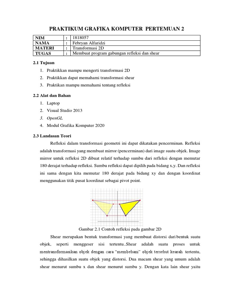 Transformasi 2D | PDF