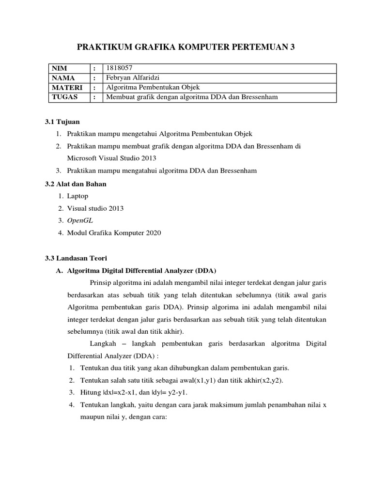 Pembentukan Garis | PDF