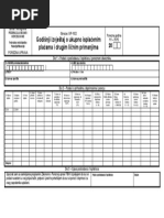 Uputstvo Za Sacinjavanje I Podnosenje Mjesecnog Izvjestaja MIP 1023 | PDF