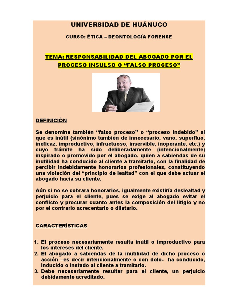 El Proceso Insulso | PDF | Ley procesal | Separación de poderes