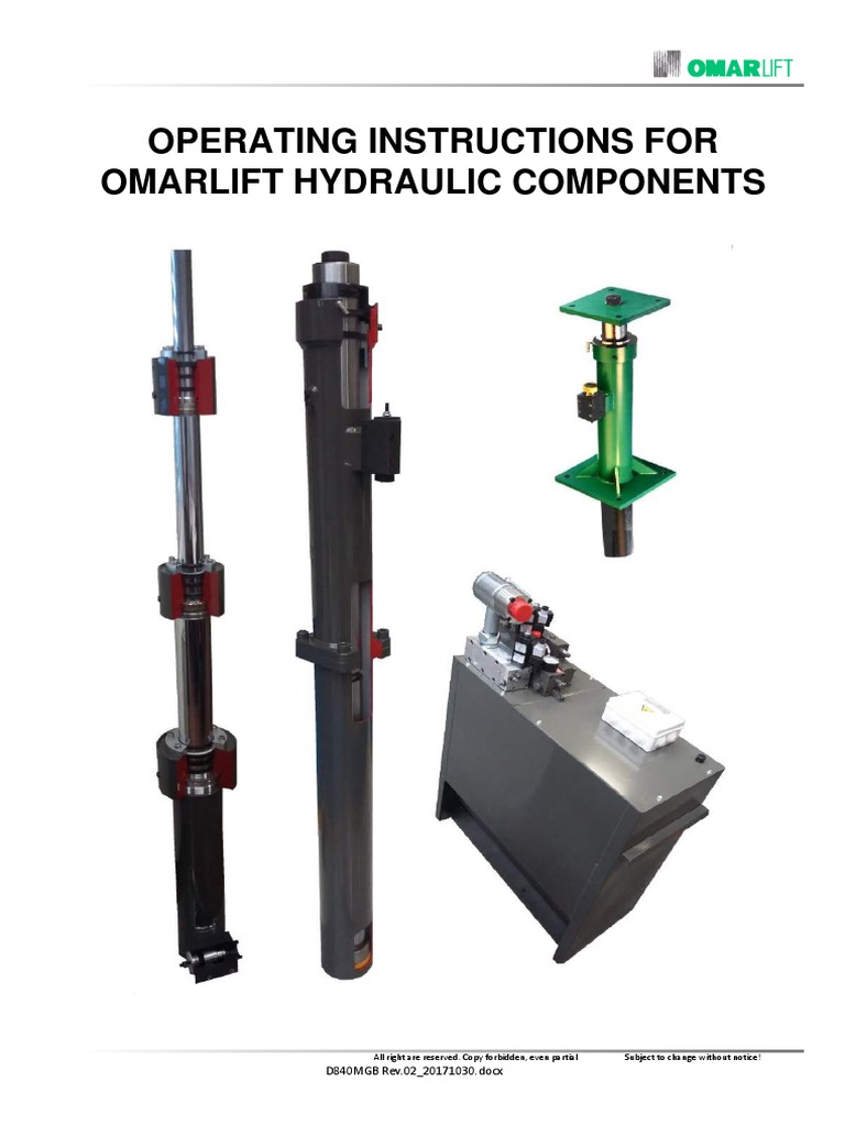 Hydrolique Omar Lift | PDF | Pipe (Fluid Conveyance) | Pump