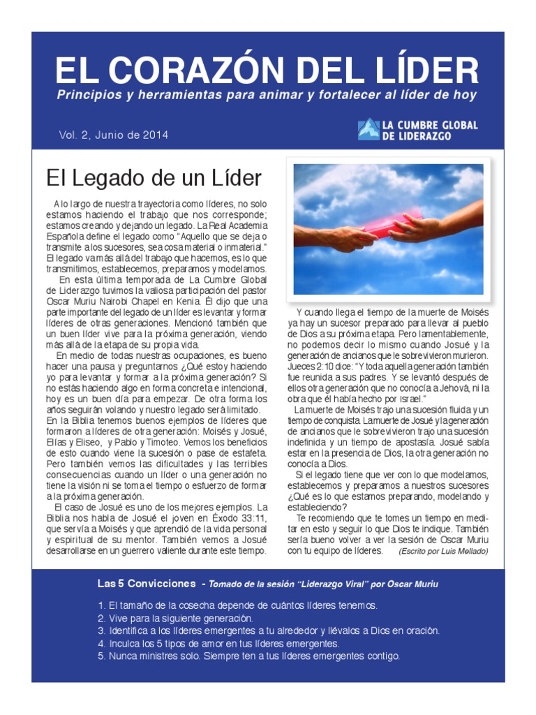 06 El Corazon Del Lider Junio - 14 | PDF | Moisés | Liderazgo