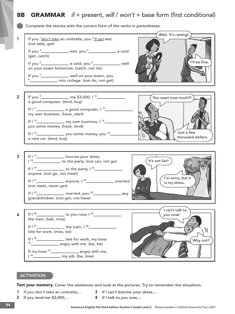 AEF3e Level 2 TG PCM Grammar 8B | PDF | Morphology | Linguistic Typology