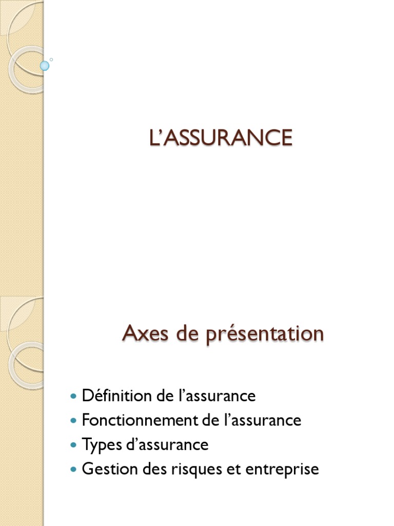 Assurance | PDF | Assurance | Risque