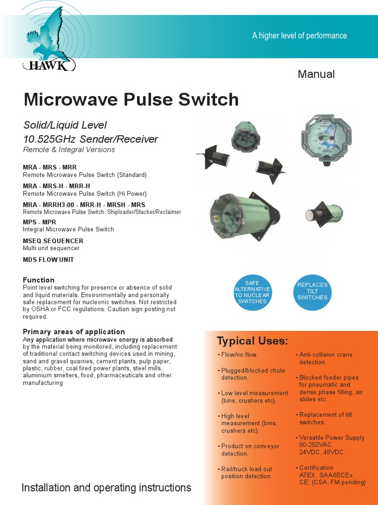 Microwave Manual | PDF | Relay | Switch
