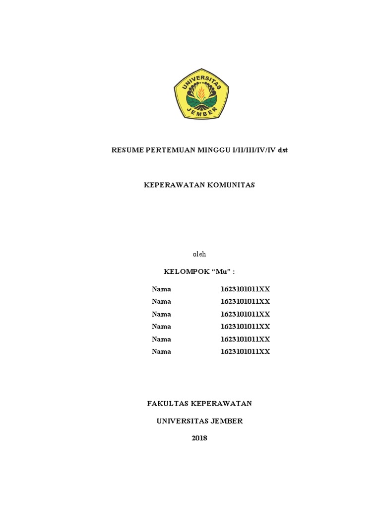 Format Tugas Resume | PDF