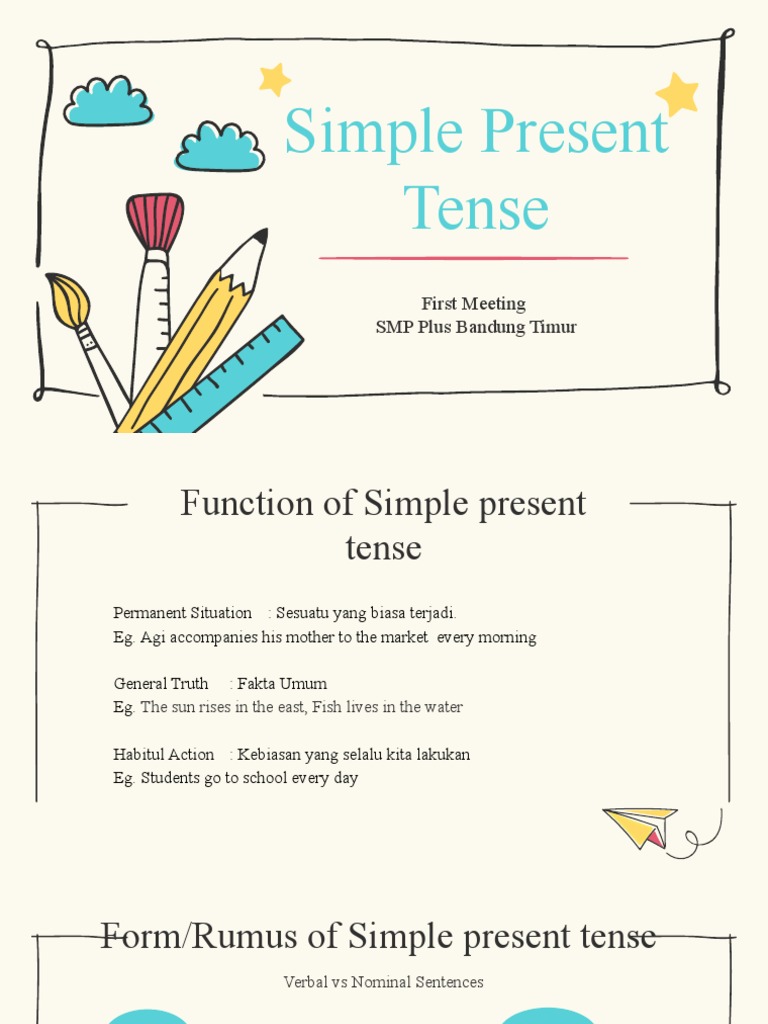Simple Present | PDF | Language Families | Grammar