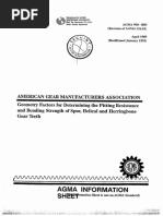 List of Gear Standards - Agma | PDF | Technology & Engineering | Computers