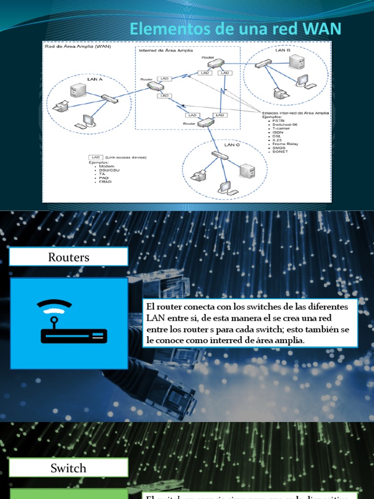 Elementos de Una Red WAN | PDF