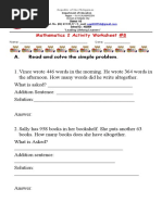 Grade 2 Worksheet | PDF