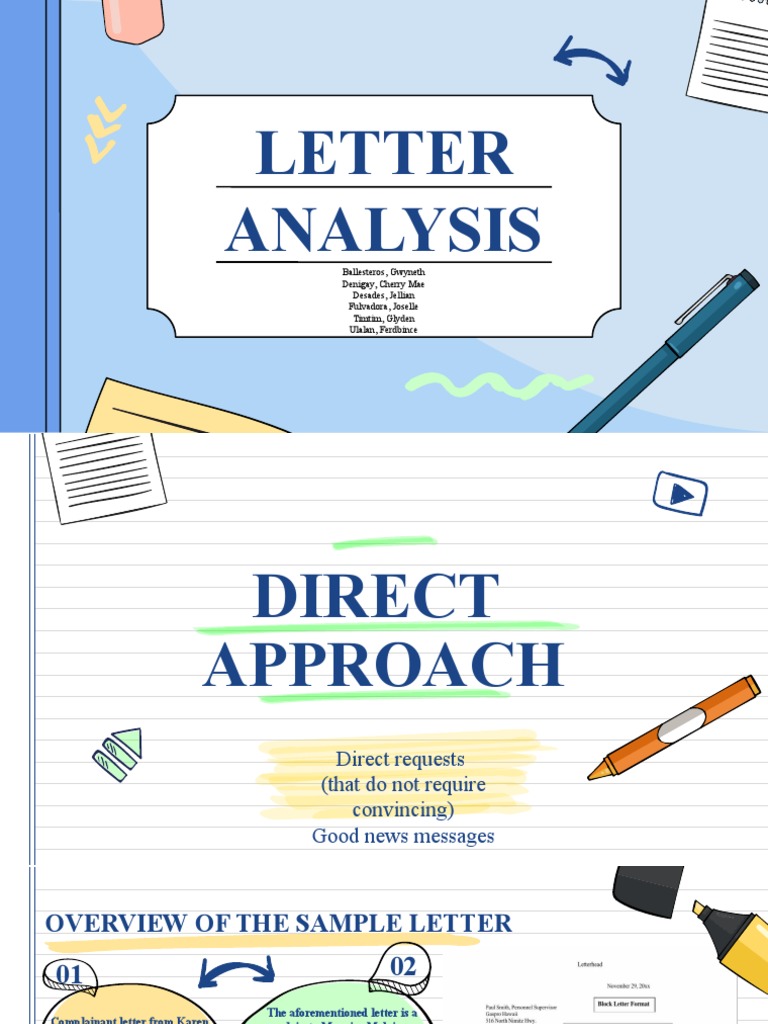 Letter Analysis | PDF | Communication
