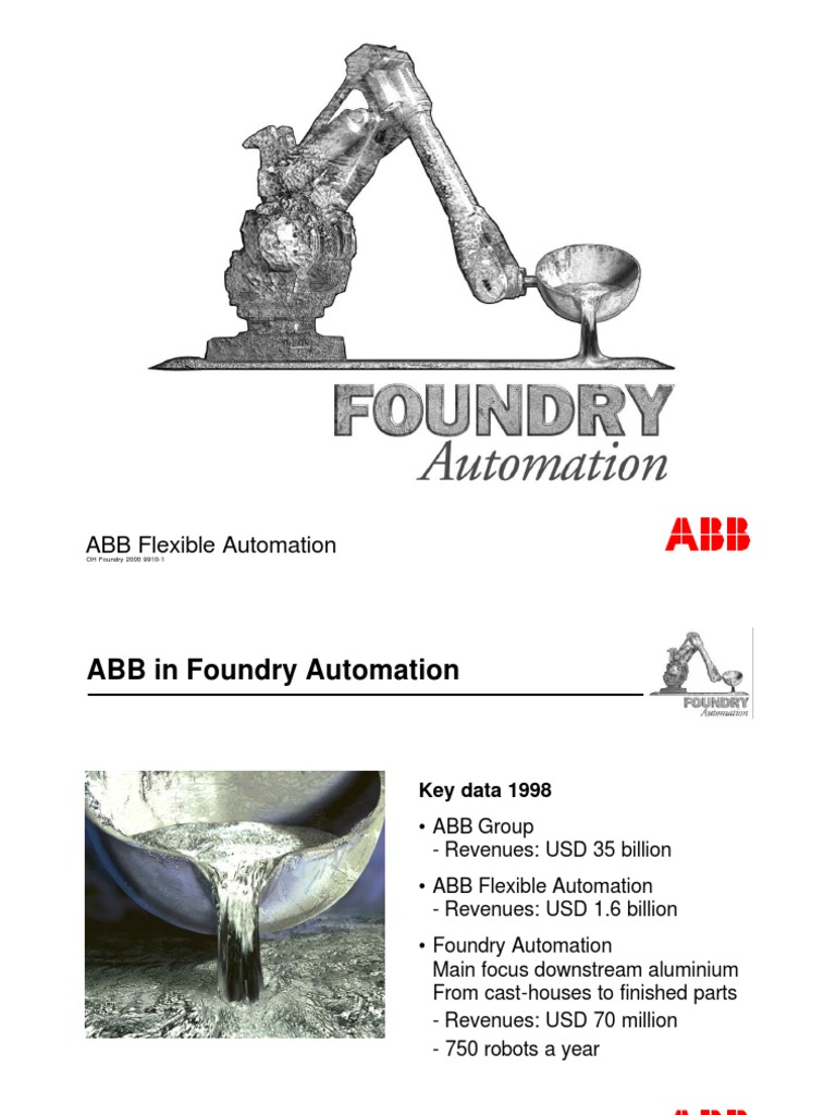 Robot in Foundry | PDF | Foundry | Automation